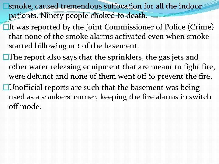 DEPARTMENT OF FIRE TECHNOLOGY SAFETY GITAM th B