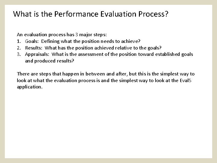 Eval S Application User Guide version 1 0