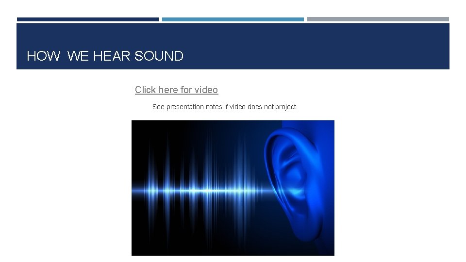 SOUND 5 th GRADE AMAZING EARTH JANUARY WHAT