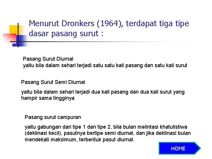 GRAVITASI PASANG SURUT BUMI TEORI PASUT DEFINISI SILAHKAN