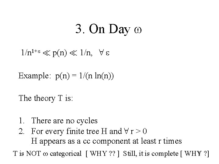 Finite Model Theory Lecture 19 Summary on 01