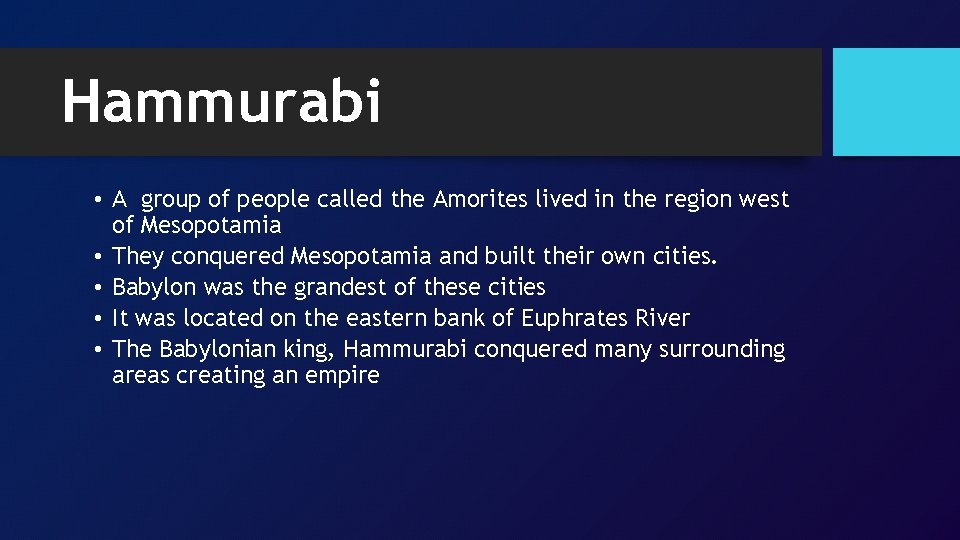 Mesopotamian Empires By 2400 BC Sumers citystates were