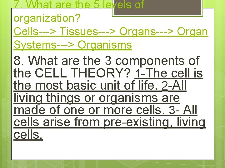 Cell Theory Microorganisms Study Guide Questions Answers 1