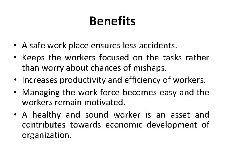 Professional Practices Health and Safety at Work Contents