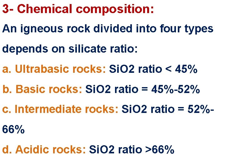 Igneous Rocks Igneous rocks Latin ignis means fire