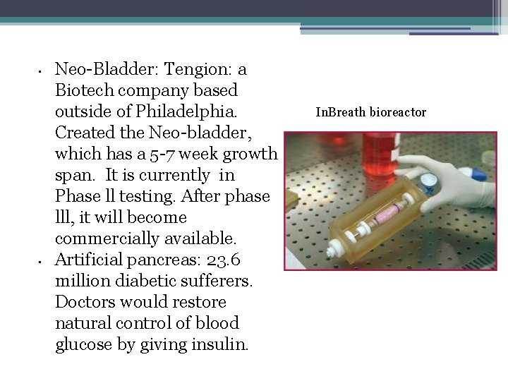 Growth of Stem Cells in Artificial Organs By