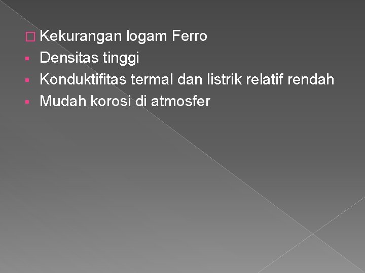 Macam macam Logam Pengecoran dan Sifatnya Oleh R