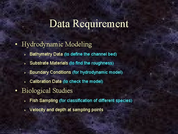 GIS and River Channels By Venkatesh Merwade Center