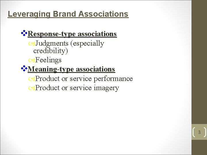 PRODUCT MEANING DESIGN 1 BRAND ACTIVATION Brand activation