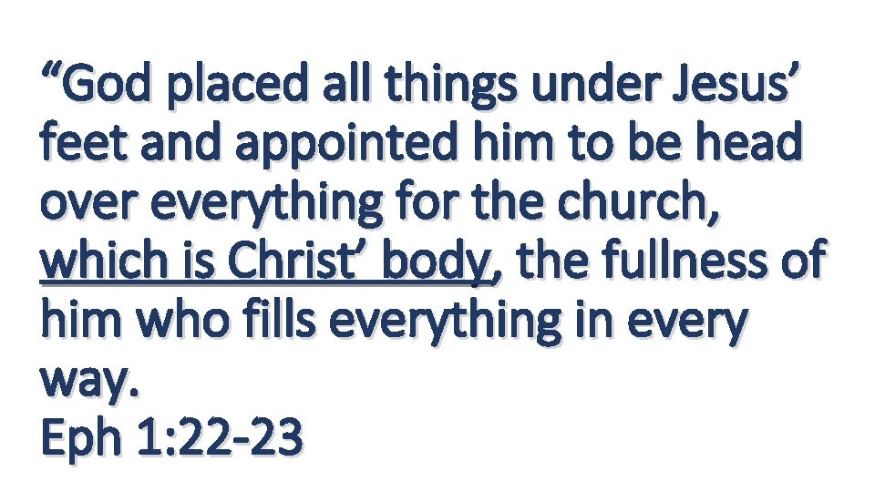 Remembering What Church Is Supposed To Be Jesus