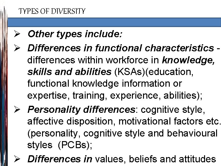 1 LECTURE CONTENTS Part UNIT Two individual BEHAVIOUR
