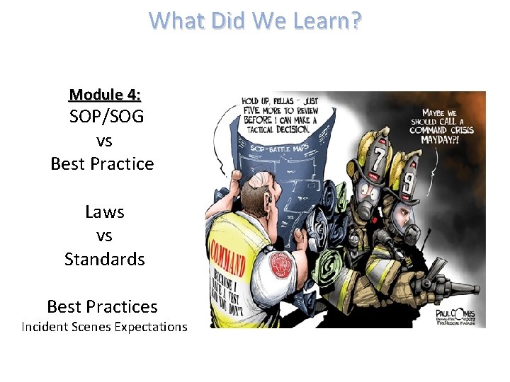 WESTBURY FIRE DEPT Officers Development Module 5 What