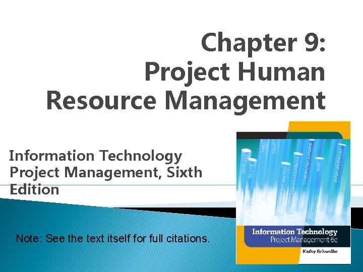 Chapter 9 Project Human Resource Management Information Technology