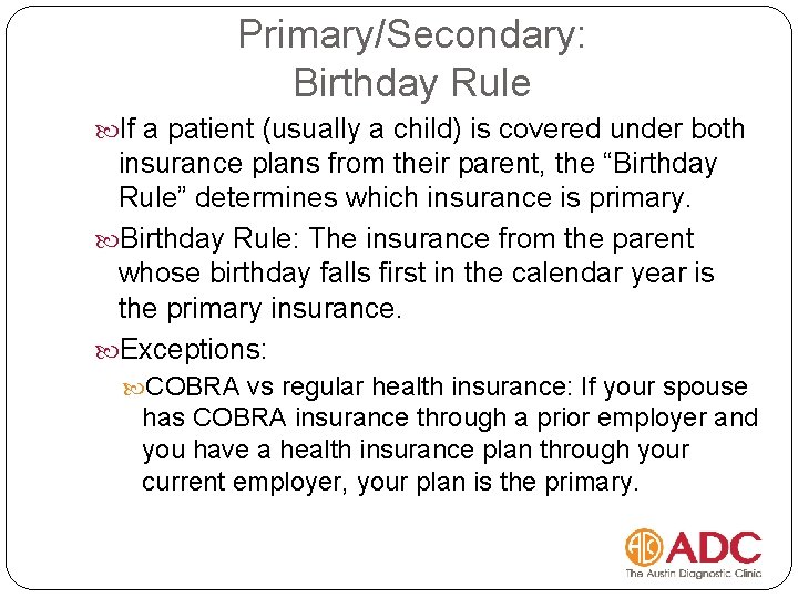 Medical Insurance Terminology Business Staff What is Insurance