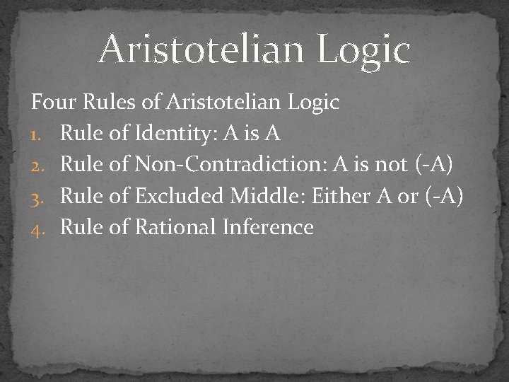 Logical Reasoning Thinking Tentmakers VA Beach February 2011