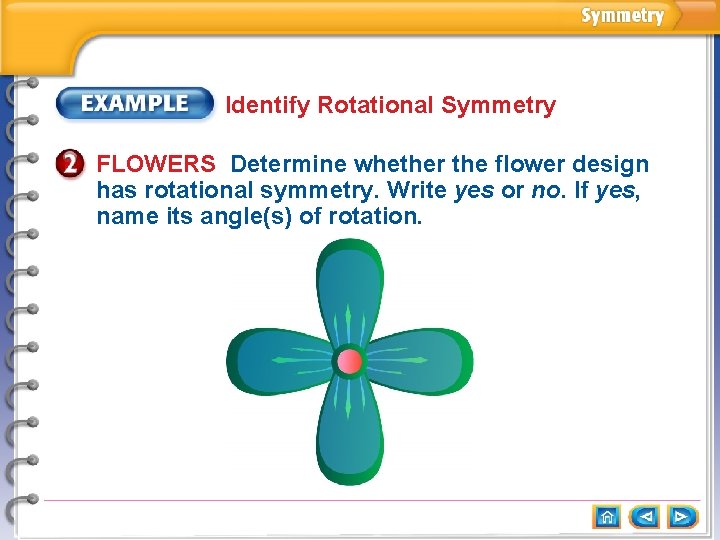 Main Idea and Vocabulary Example 1 Identify Line