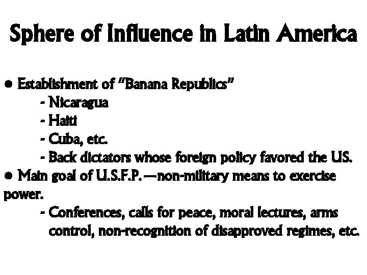 AP U S History Diplomacy Between the Wars