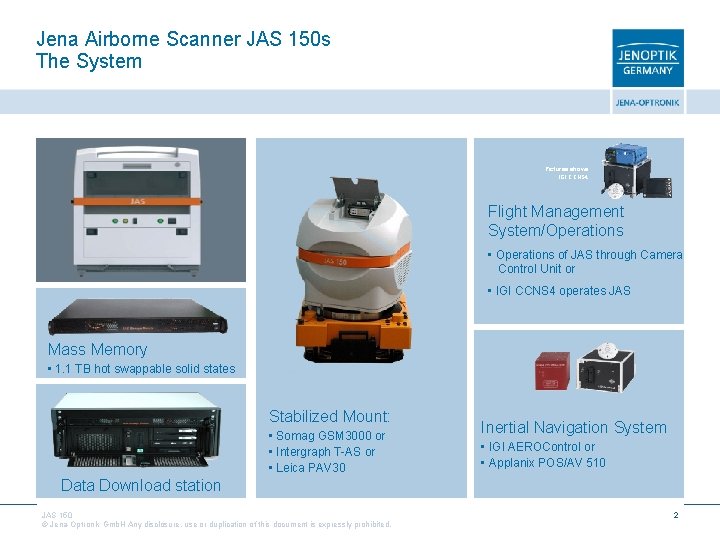 The JAS 150 s Digital Airborne Scanner ASPRS
