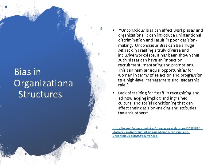 Implicit Bias in Organizational Structures Mayra Cruz ASCCC