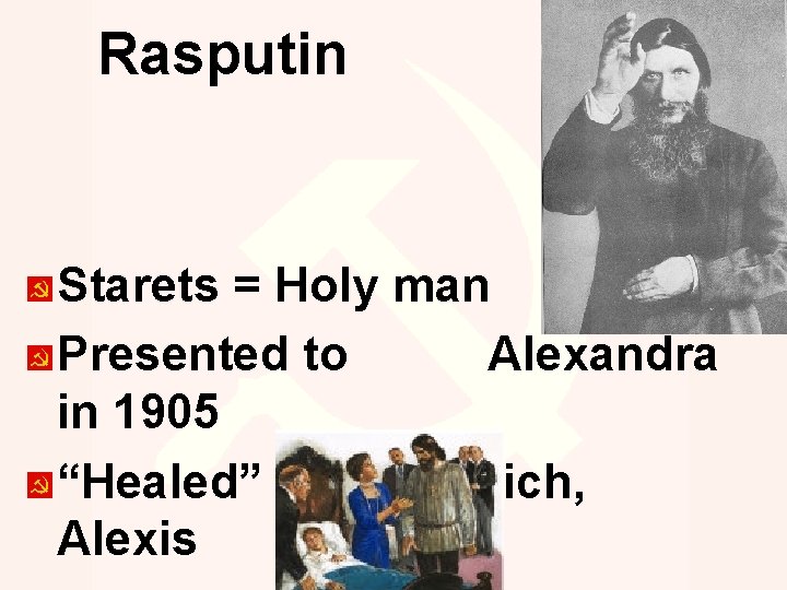 RUSSIAN REVOLUTION Economic Background Political Background The Revolutions