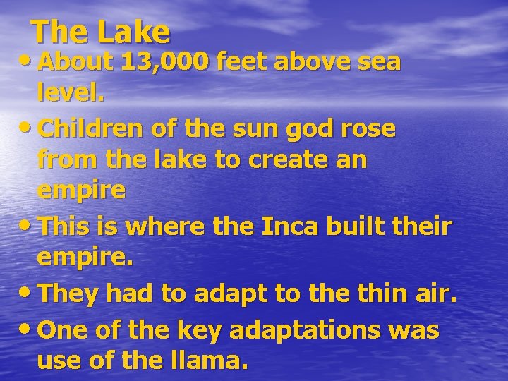 The Inca 1300 1550 The Landscape Inca built