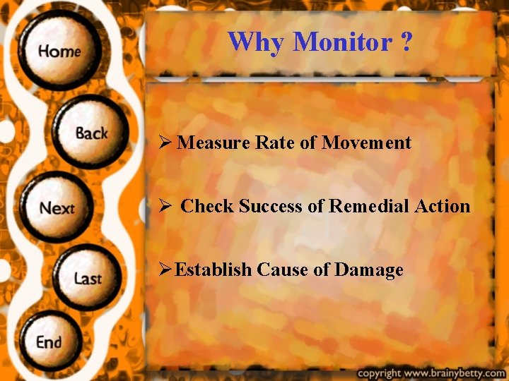 Why Monitor Measure Rate of Movement Check Success