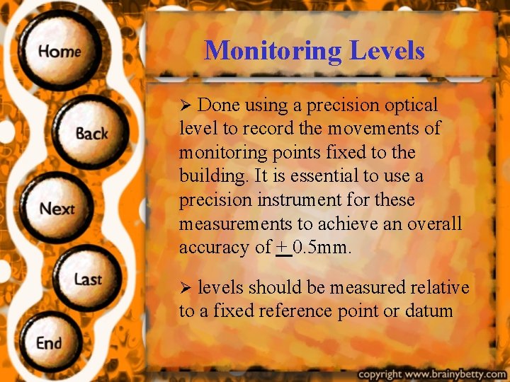 Why Monitor Measure Rate of Movement Check Success