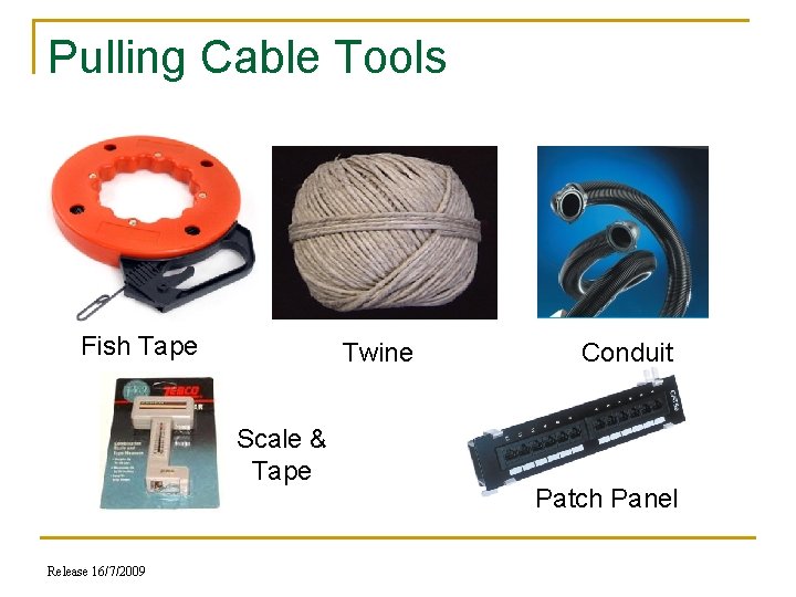 Installing the Network Chapter 11 Release 1672009 Chapter