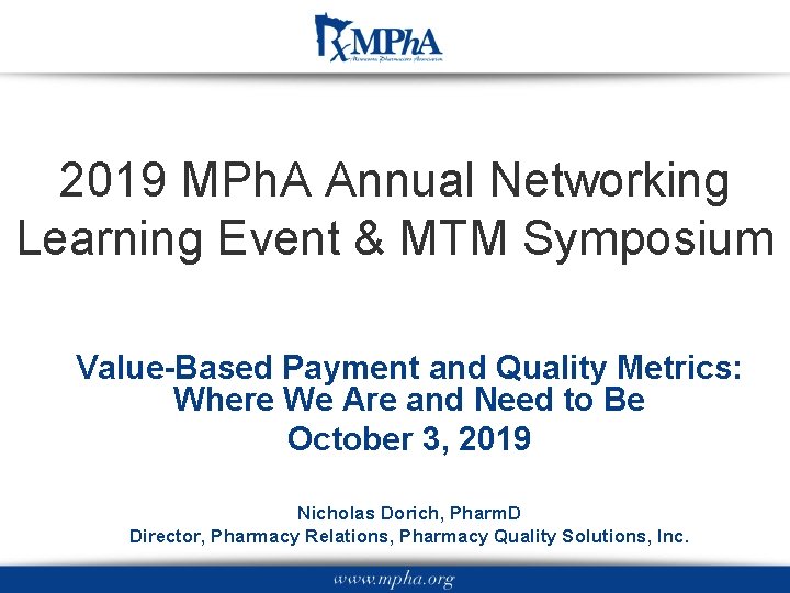 2019 MPh A Annual Networking Learning Event MTM