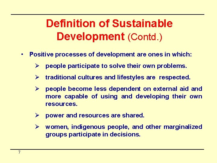 Sustainable Development A Context Direction 1 Sustainable Development