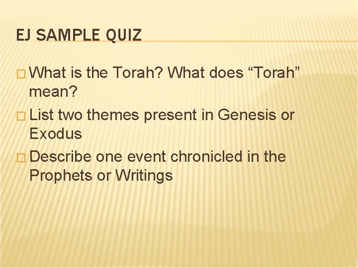 Lecture 2 The Bible RELIG 210 INTRODUCTION TO