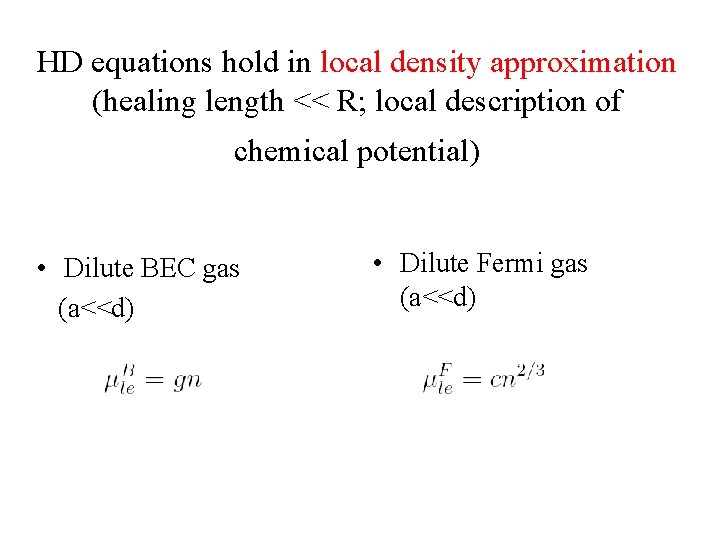 INFM University of Trento University of Trento BOSEEINSTEIN