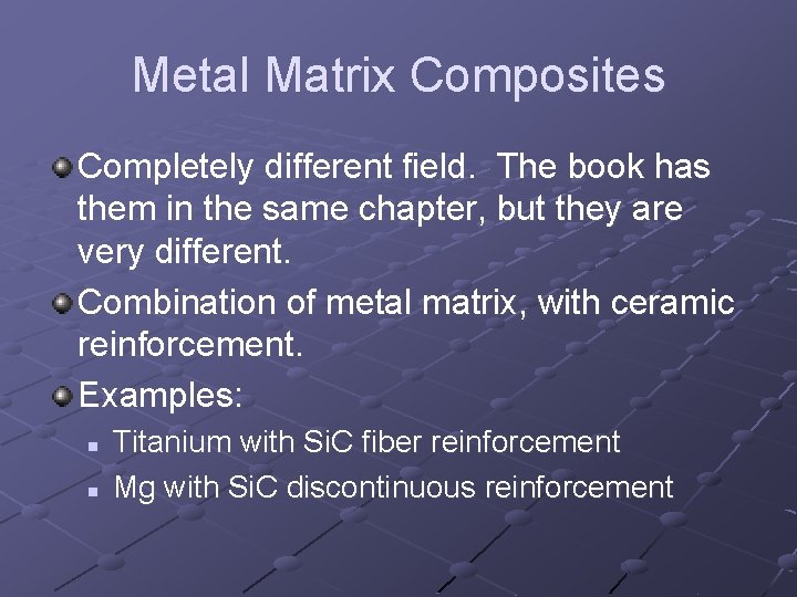 Composite Materials Bill Pedersen Components of Polymer Composites