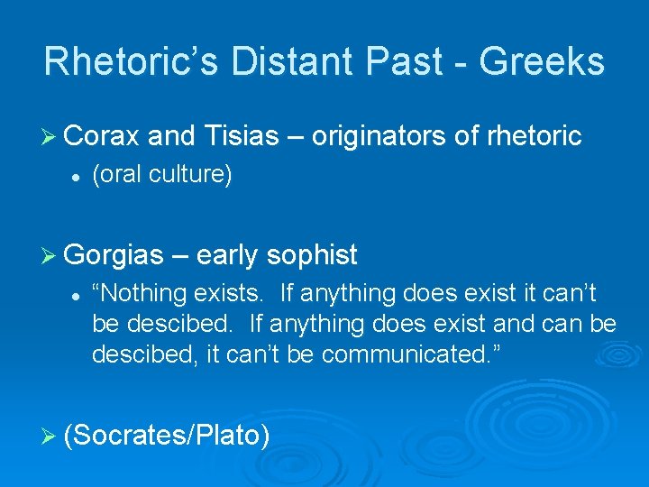 What is Rhetoric Danna Prather Wellit depends Different