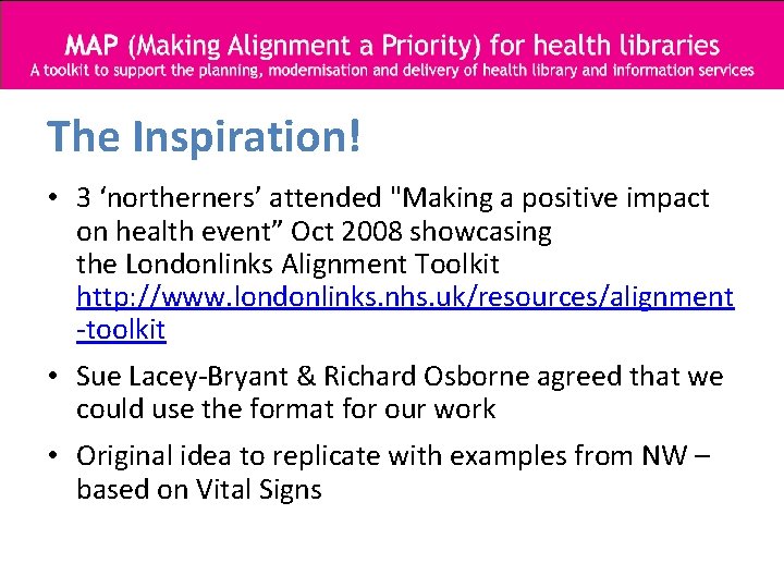 MAP Making Alignment a Priority for health libraries