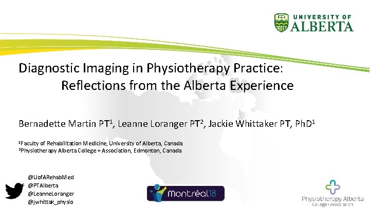 Diagnostic Imaging in Physiotherapy Practice Reflections from the