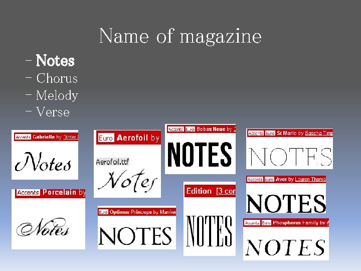 Music Magazine Ideas Pitch of ideas Genresubgenre Pop