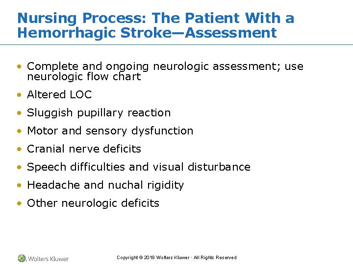 Chapter 67 Management of Patients With Cerebrovascular Disorders