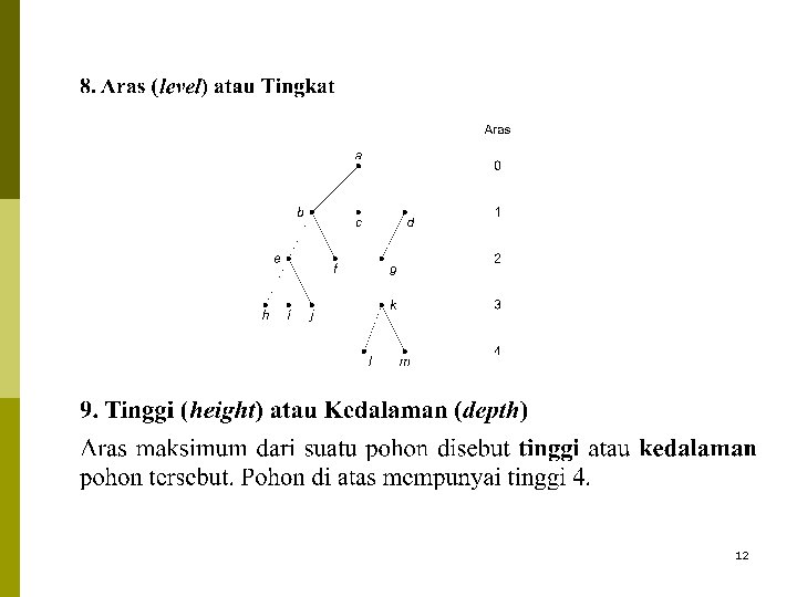 Pohon Matematika Diskrit 1 Definisi p Pohon adalah
