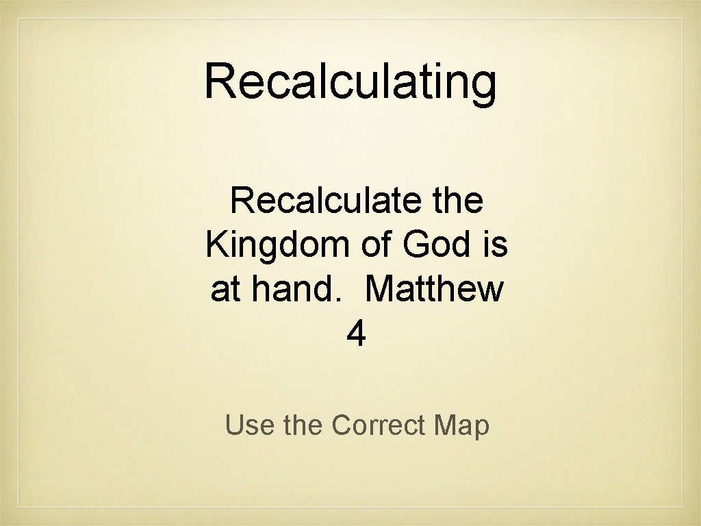 beyond Jerusalem Recalculating for Mission Church in Charge