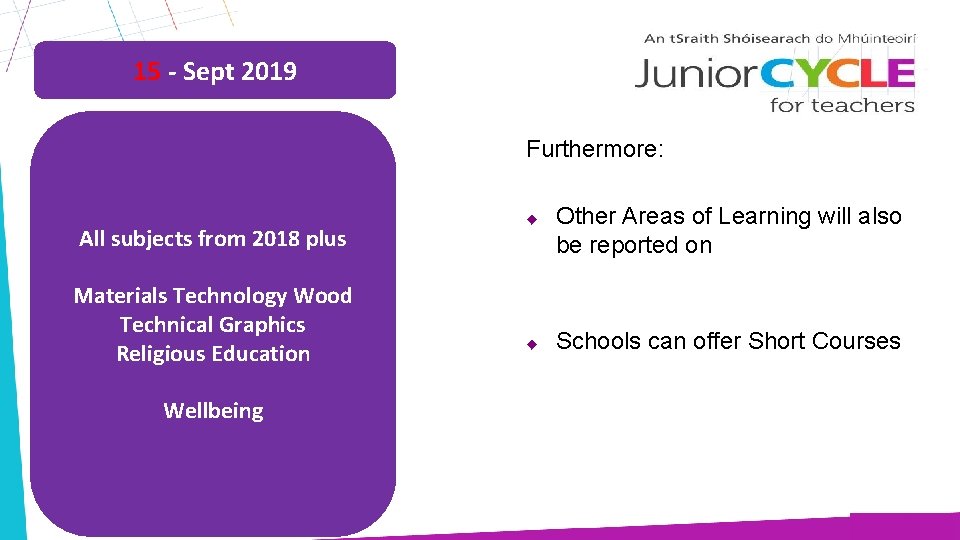 Junior Cycle Click Title Information for Parents Newbridge