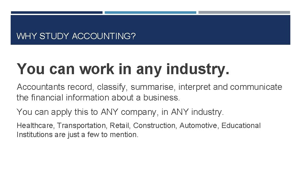 CHAPTER 1 ACCOUNTING BUSINESS WHAT IS ACCOUNTING Accounting