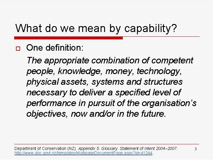 KAREN Building New Zealand Capability Todays Plan o