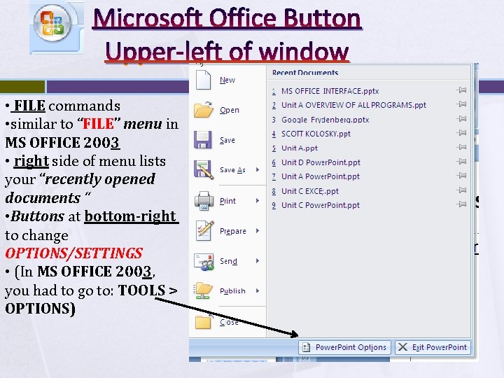 MS OFFICE INTERFACE NEWIMPROVED FILE FORMAT XML Extensible