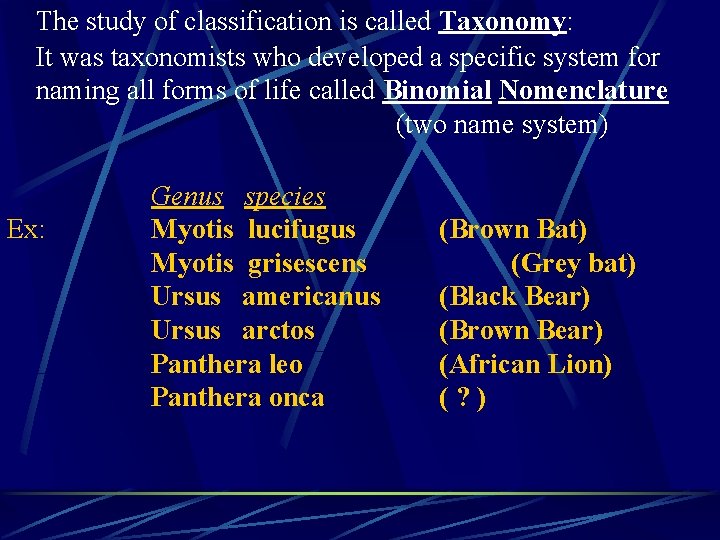 Learning Objectives Know why scientists had to develop