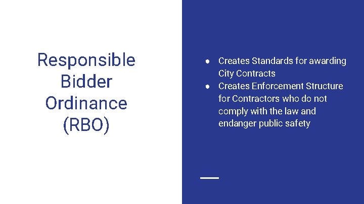 Responsible and Safe Contracting Workers and Public Safety