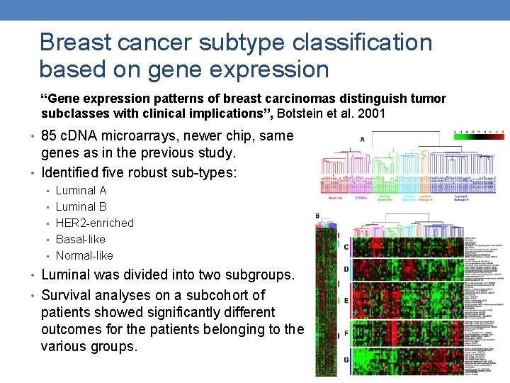BREAST CANCER SUBTYPE IDENTIFICATION USING RNASEQ DATA Dvir