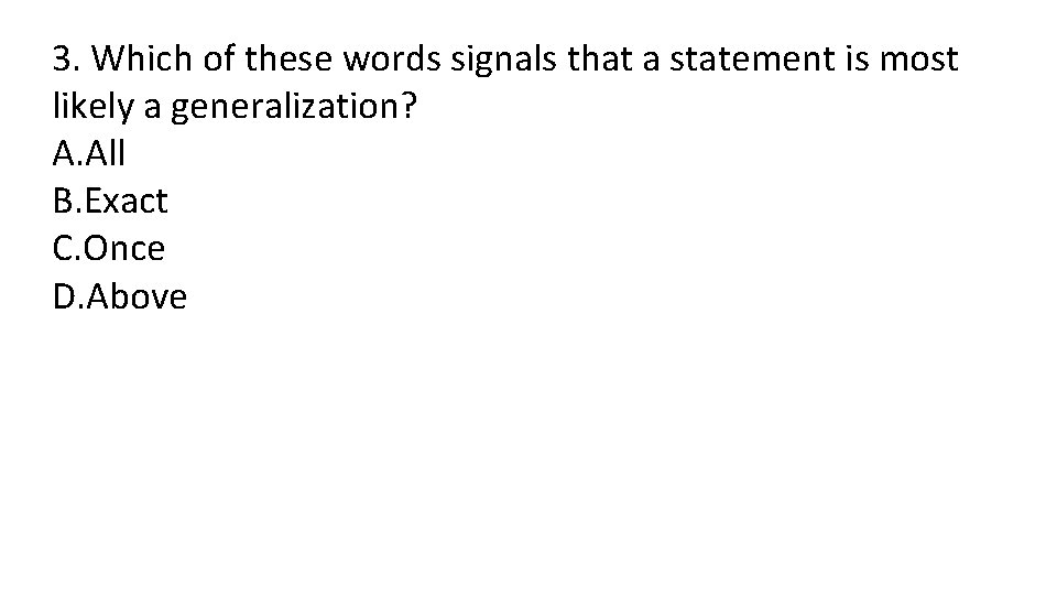WarmUp Take a sheet of paper Number your