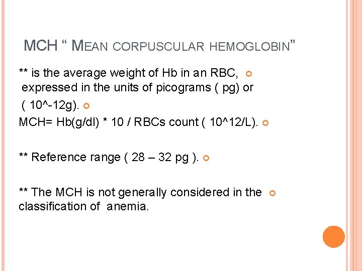 RED BLOOD CELL INDICES Prepared by Yasser M