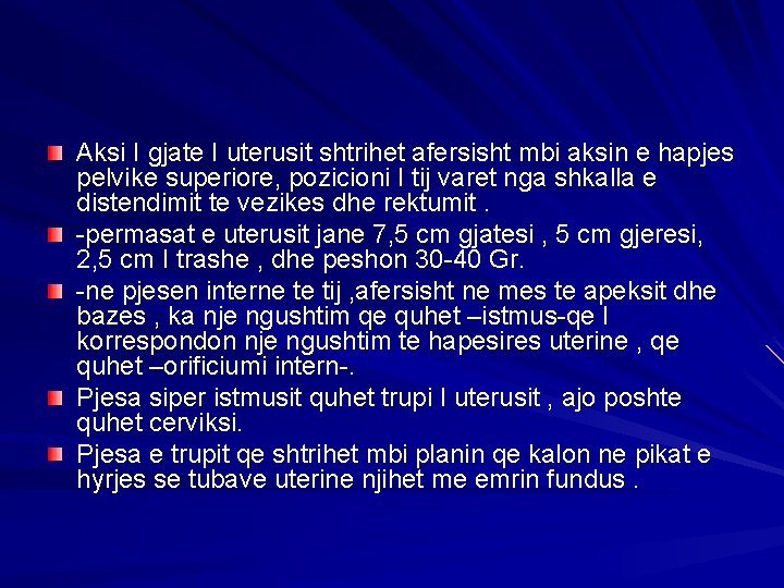 ANATOMIA RADIOLOGJIKE E UTERUSIT SISTEMI RIPRODHUES FEMEROR UTERUSI